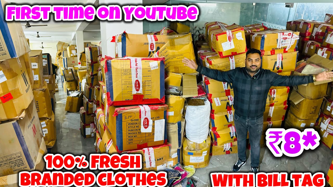 100% Fresh Brand Tag Clothes With Mrp | Export surplus warehouse Delhi ...