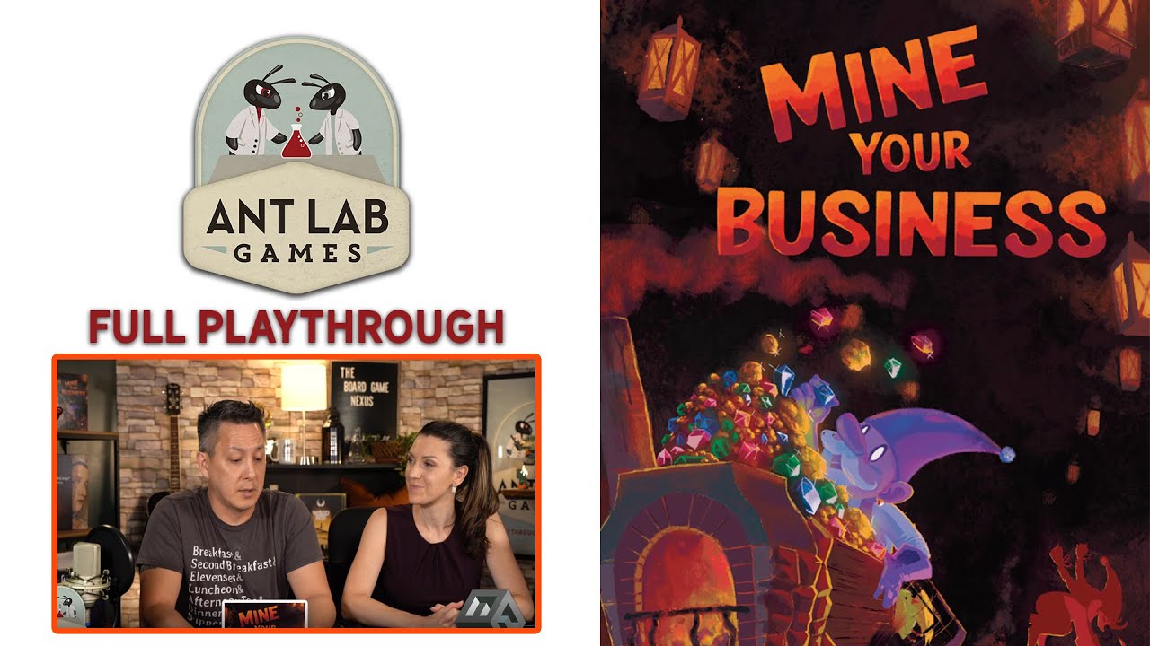 Mine Your Business Board Game Playthrough Preview - YouTube