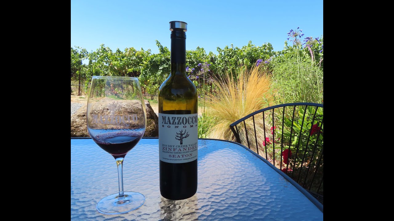 Wine tasting at Mazzocco Winery August 2022 - YouTube