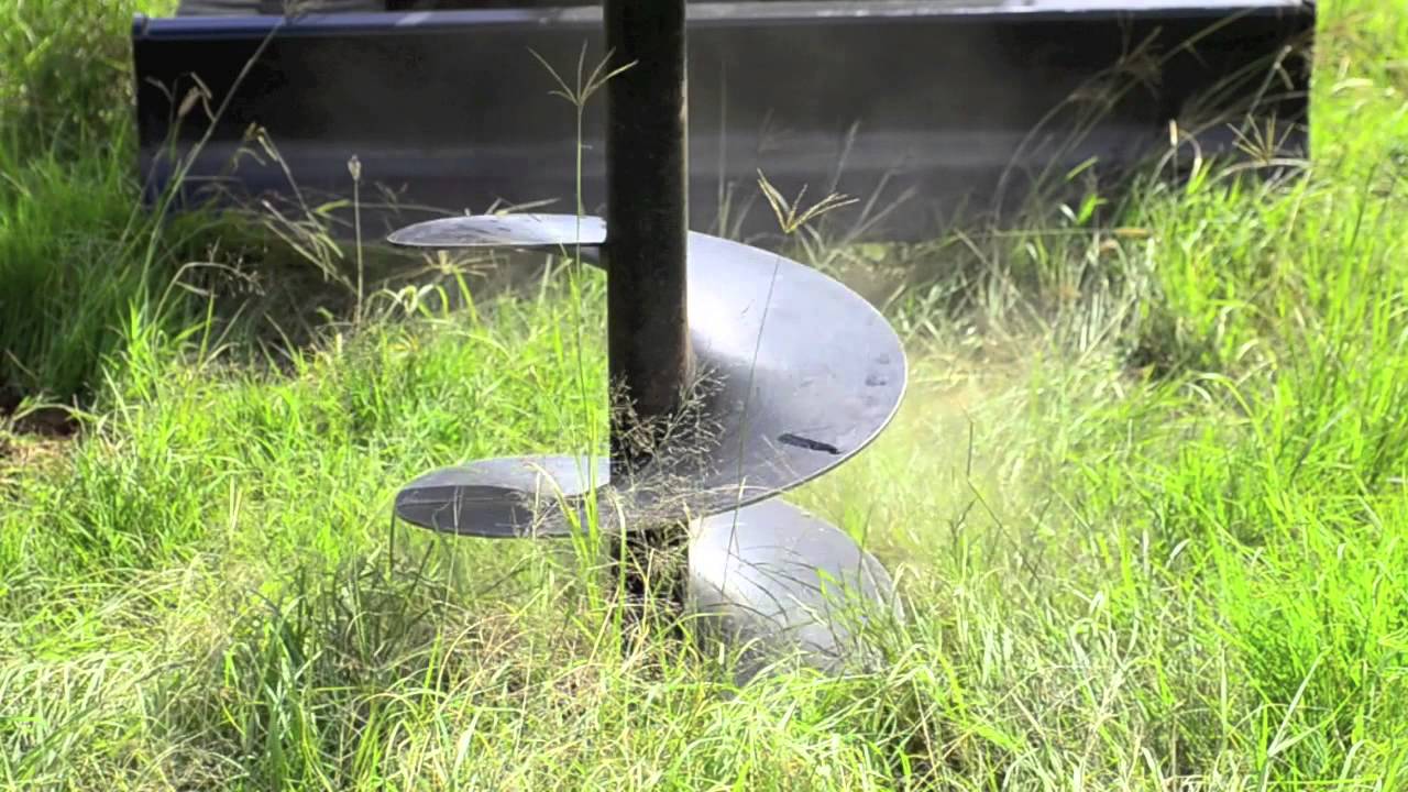 Auger Torque 4500MAX Earth Drill with Auger and Mixer Bowl / Erdbohrer ...