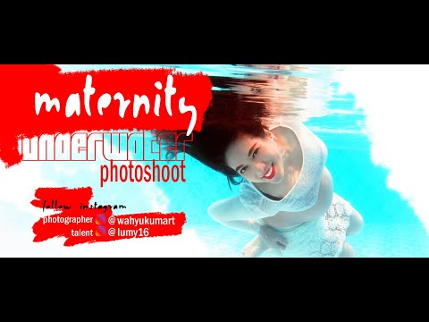 MATERNITY PHOTOSHOOT - hamil besar di foto underwater