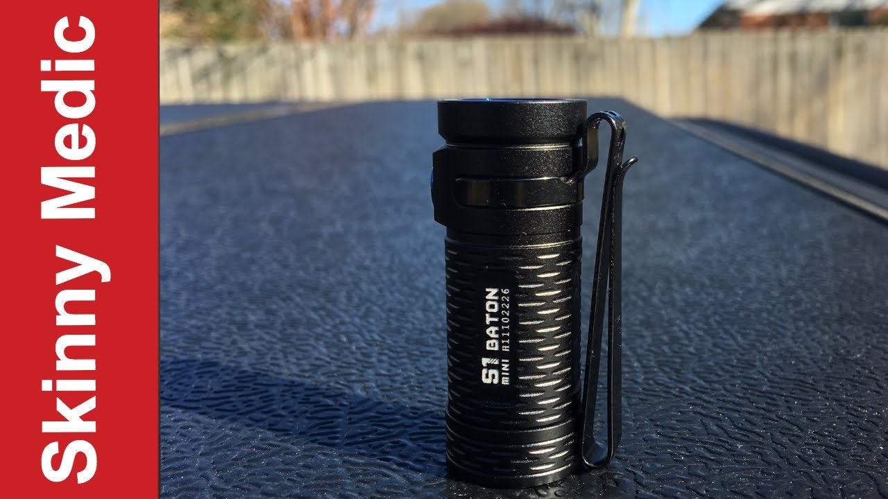 OLight S1 Mini Baton (Great EDC Flashlight!!) - YouTube