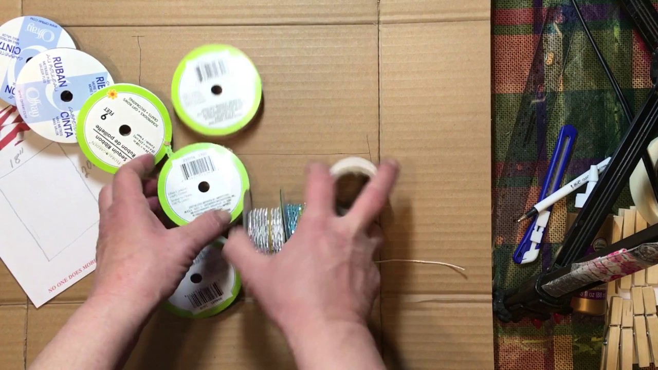 Build Your Stash and Craft, Wk 63, DIY Ribbon Storage Box, Finished box ...