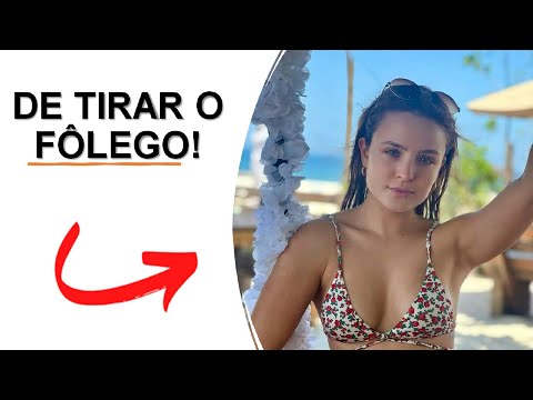 Larissa Manoela posta fotos de biquíni e AGITA a internet
