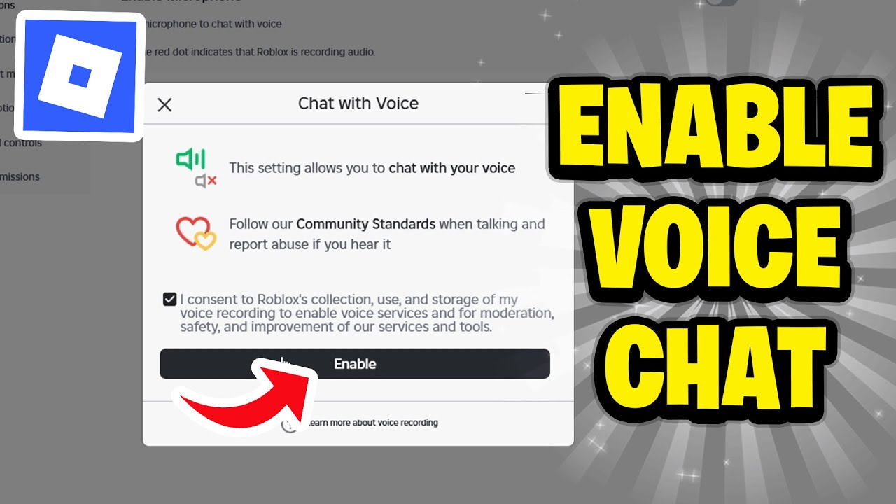 How To Enable Voice Chat In Roblox | Roblox Voice Chat Working Fix ...