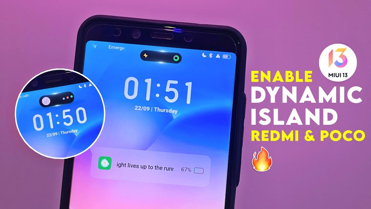 Enable Dynamic Island on Any Redmi & Poco Phones | iPhone 14 Pro ...