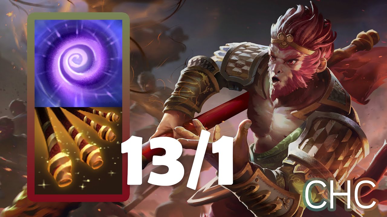 MONKEY KING With JINGU MASTERY And TIME LOCK - Dota 2 Custom Hero Chaos ...