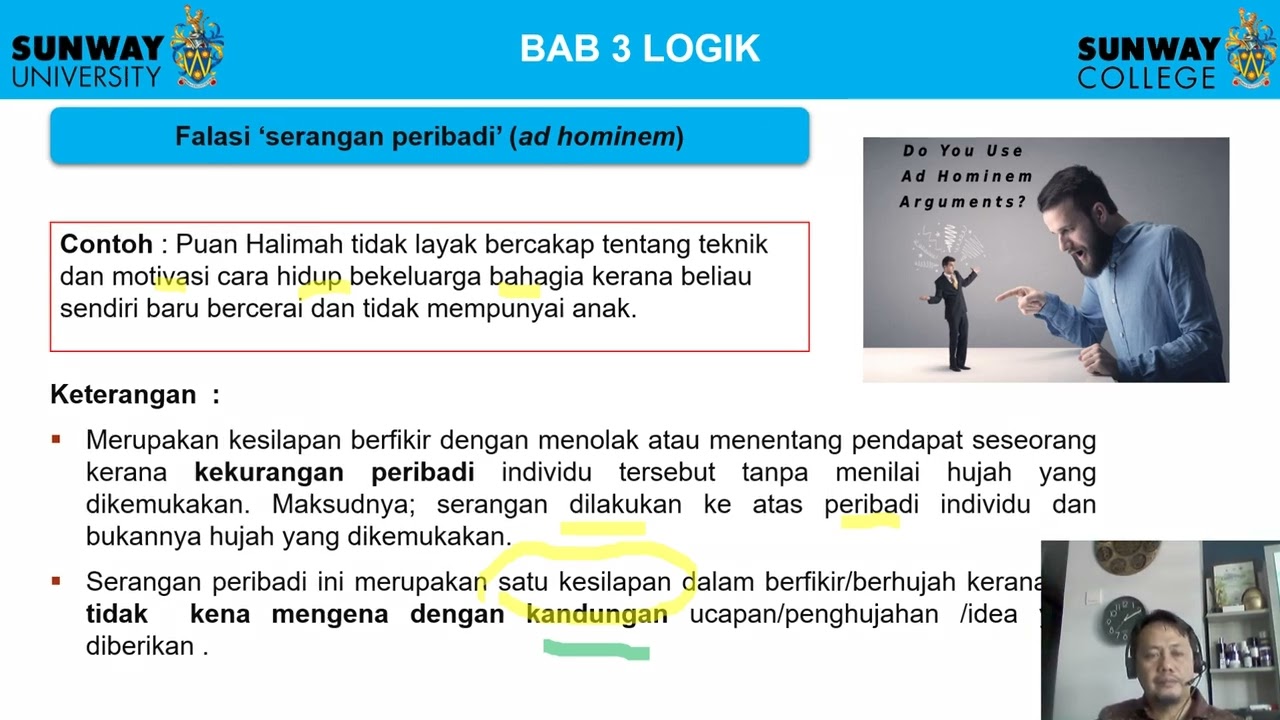 FIS BAB 3.5 FALASI TIDAK FORMAL - YouTube