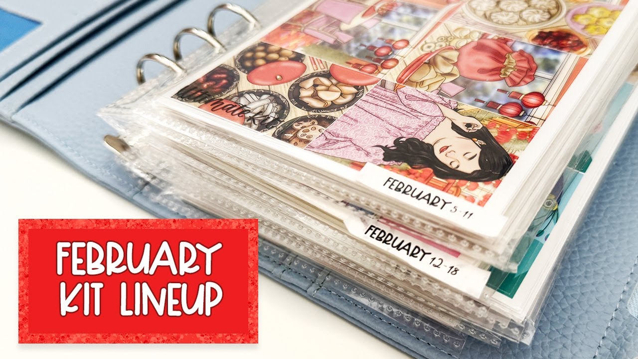 February Sticker Kit Lineup 💖 2024 - YouTube