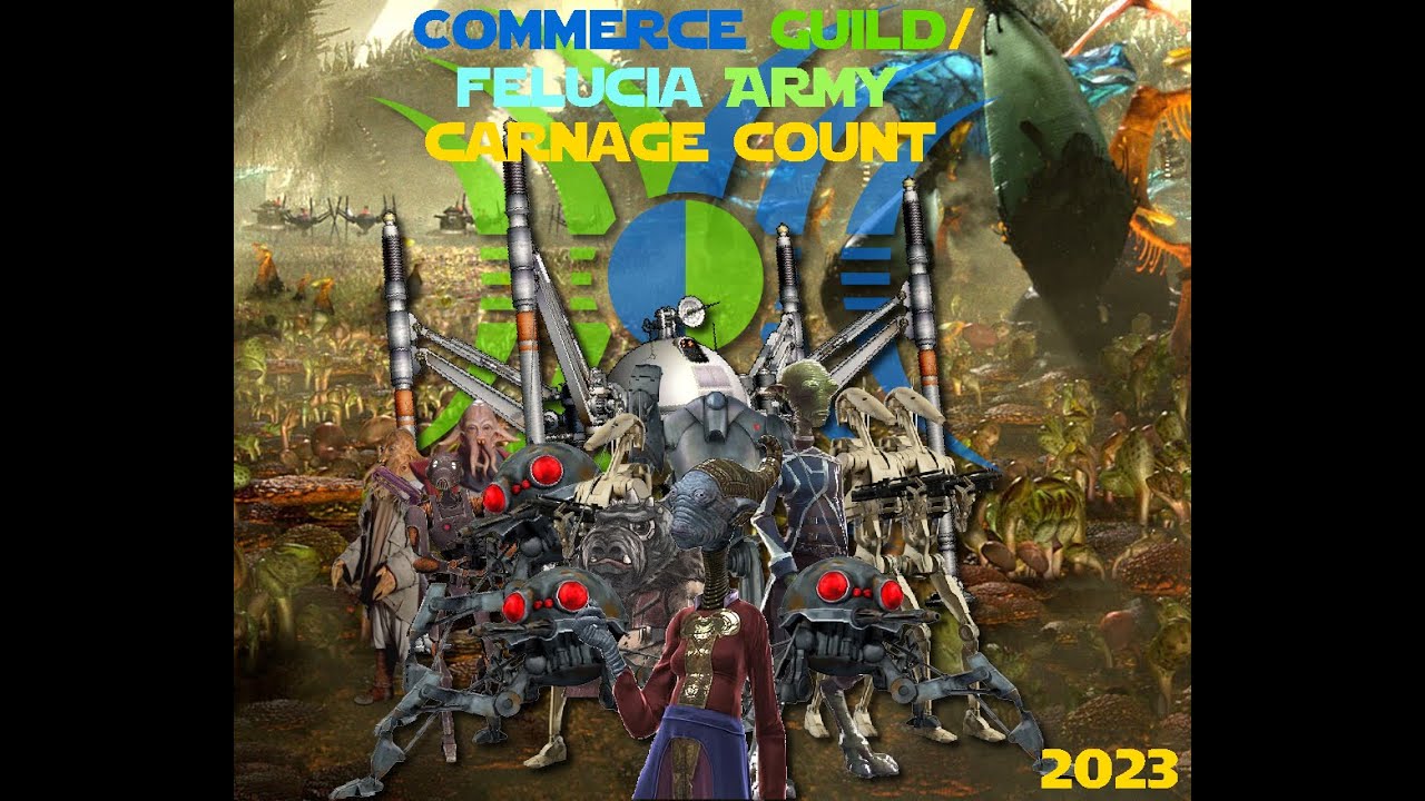 Star Wars Commerce Guild/Felucia Army Carnage Count (2023) - YouTube