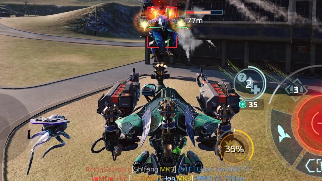 Trident Samjok is too powerful, nerf Trident | War Robots gameplay - YouTube