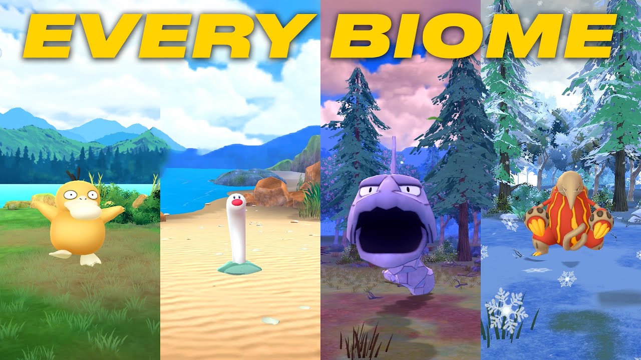 I Went to EVERY New Biome in Pokémon GO - YouTube