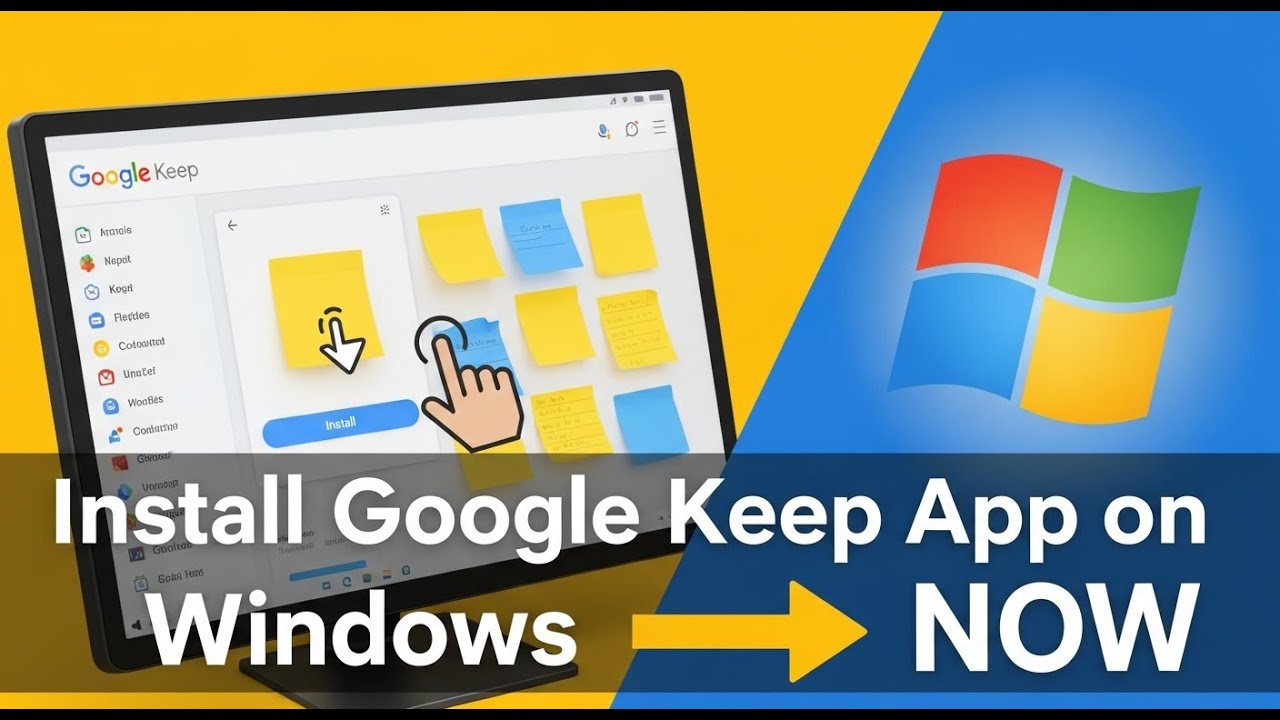 Install Google Keep App on Windows NOW! - YouTube