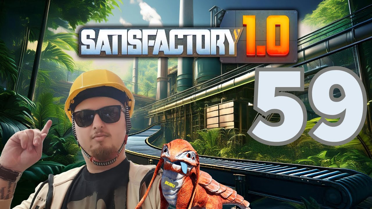 #ep59 Mega Factory | Satisfactory 1.0 Gameplay Live-cut - YouTube