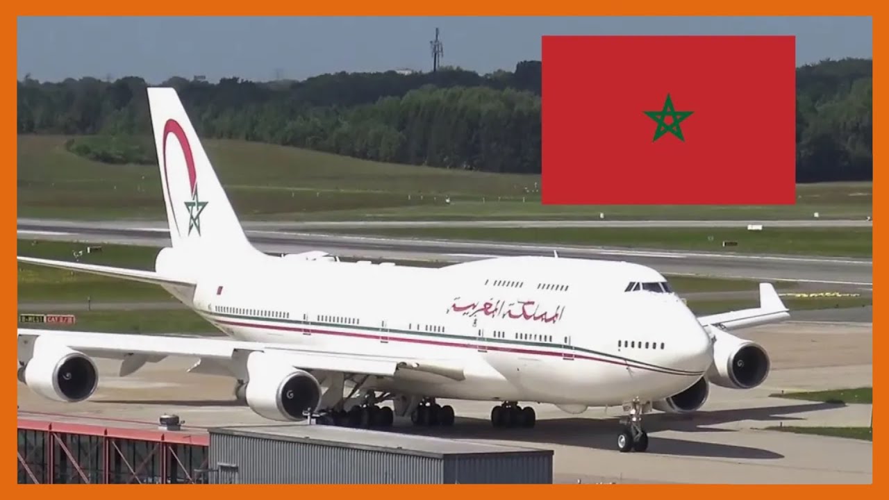 Morocco Government VIP Boeing 747-400 departing Hamburg Airport - YouTube