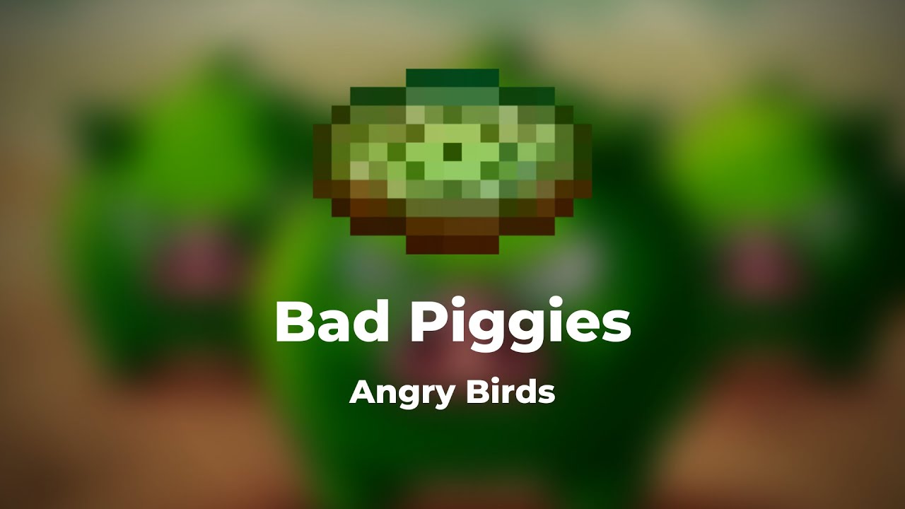 Bad Piggies, but it's Minecraft (Noteblock Music by JEAMCube) - YouTube