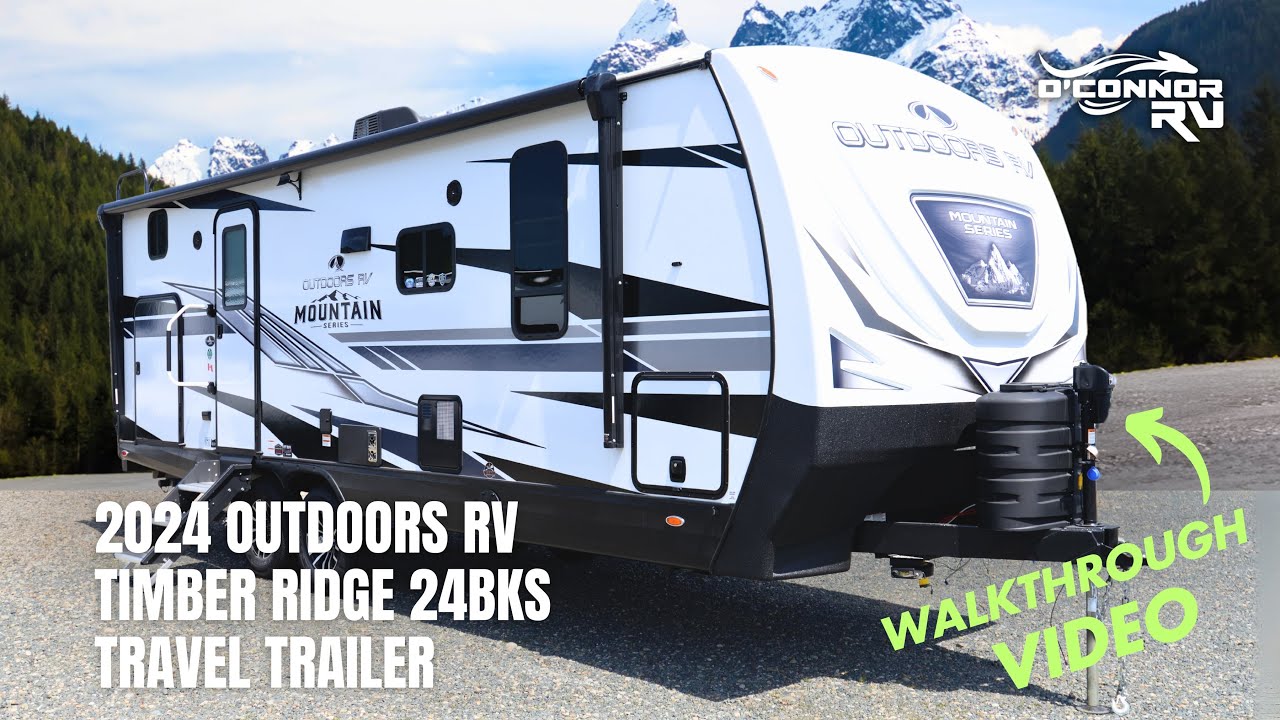 2024 Outdoors RV Timber Ridge 24BKS Travel Trailer - Walkthrough - YouTube