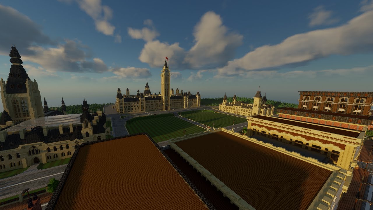 Canadian Parliament in Minecraft - YouTube