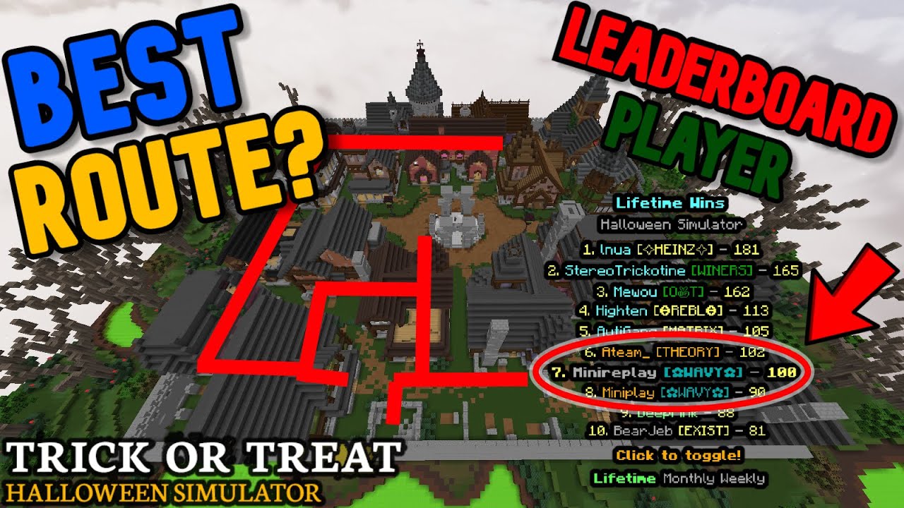 The BEST Route for Hypixel Halloween Simulator 2020??? - YouTube