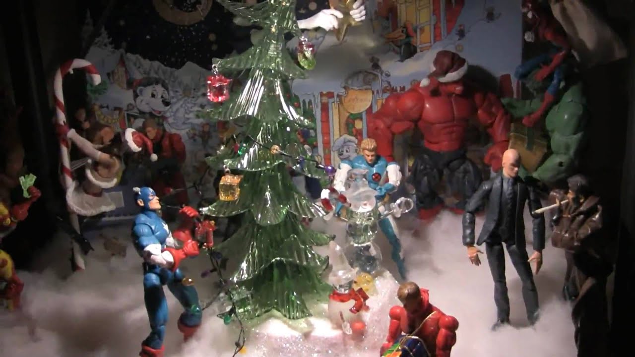 Marvel Legends Christmas Party - YouTube