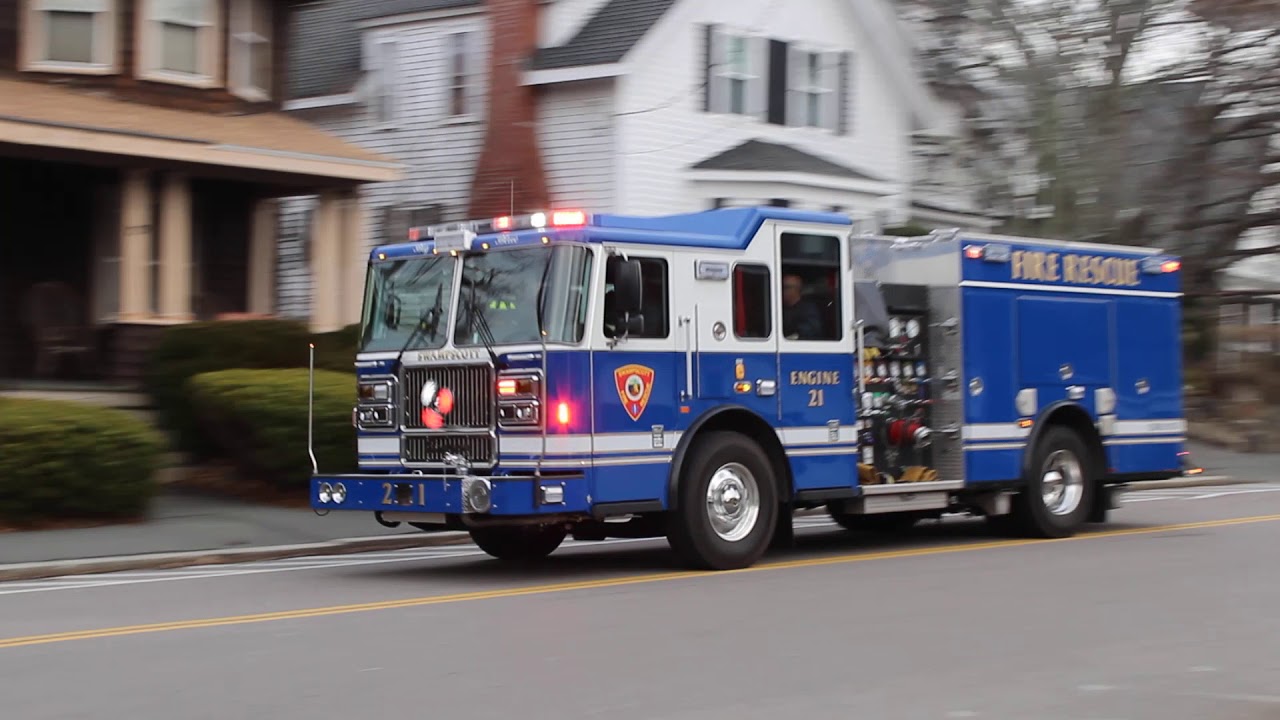 Swampscott FD Engine 21 Responding - YouTube