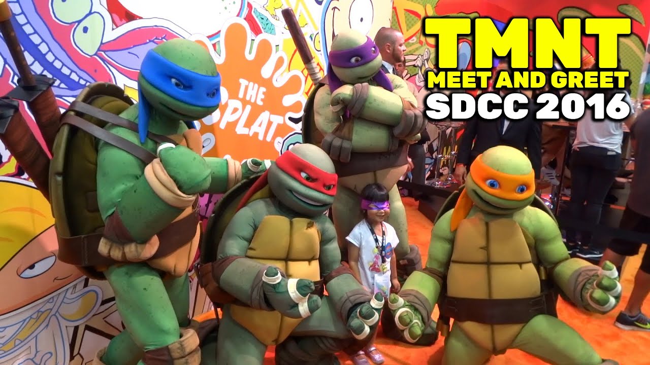 SDCC 2016: Teenage Mutant Ninja Turtles meet-and-greet in Nickelodeon ...