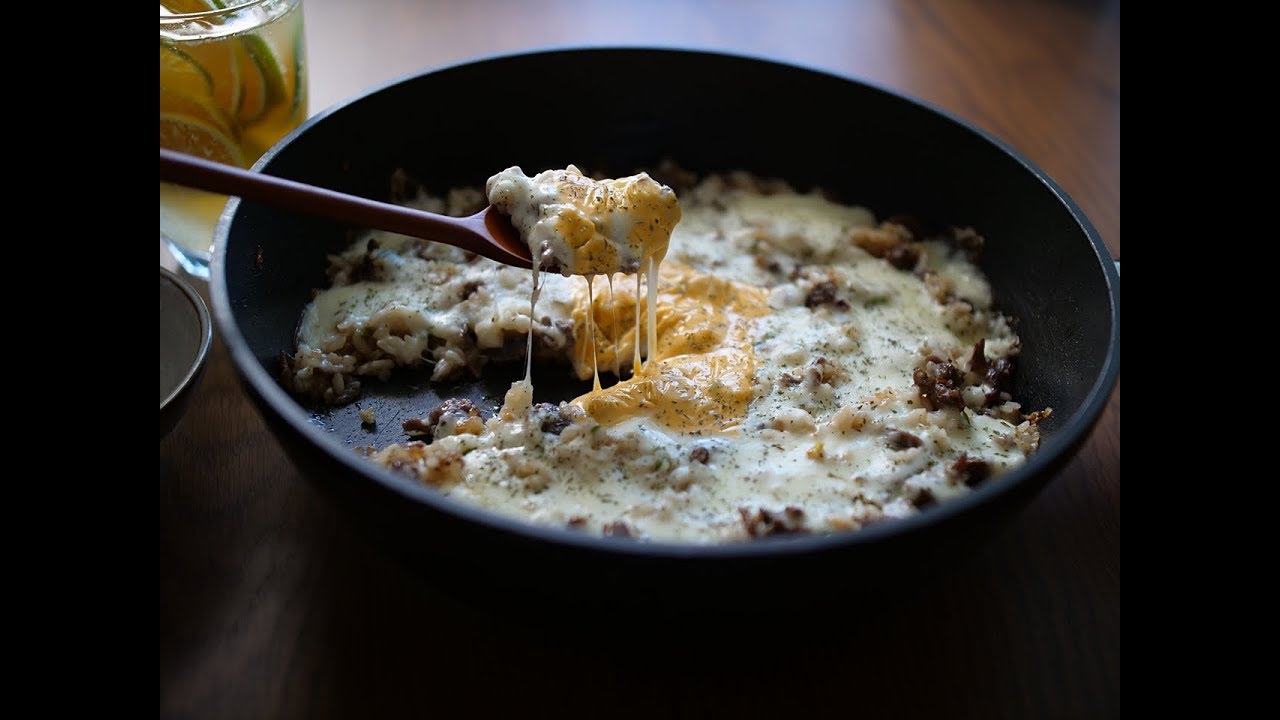 [4k] '크림치즈볶음밥' 만들기 l How to make 'Cream cheese fried rice' 식사는 하셨나요? l ...