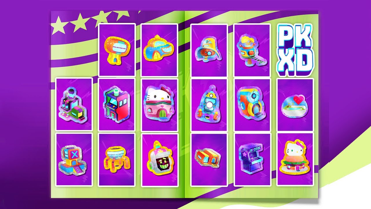 MY PK XD STICKER ALBUM - YouTube