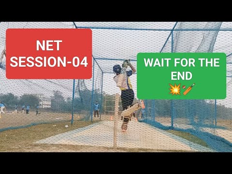 NET SESSION-04🏏||Batting practice in Nets🏏||Watch till the END💥#cricket ...