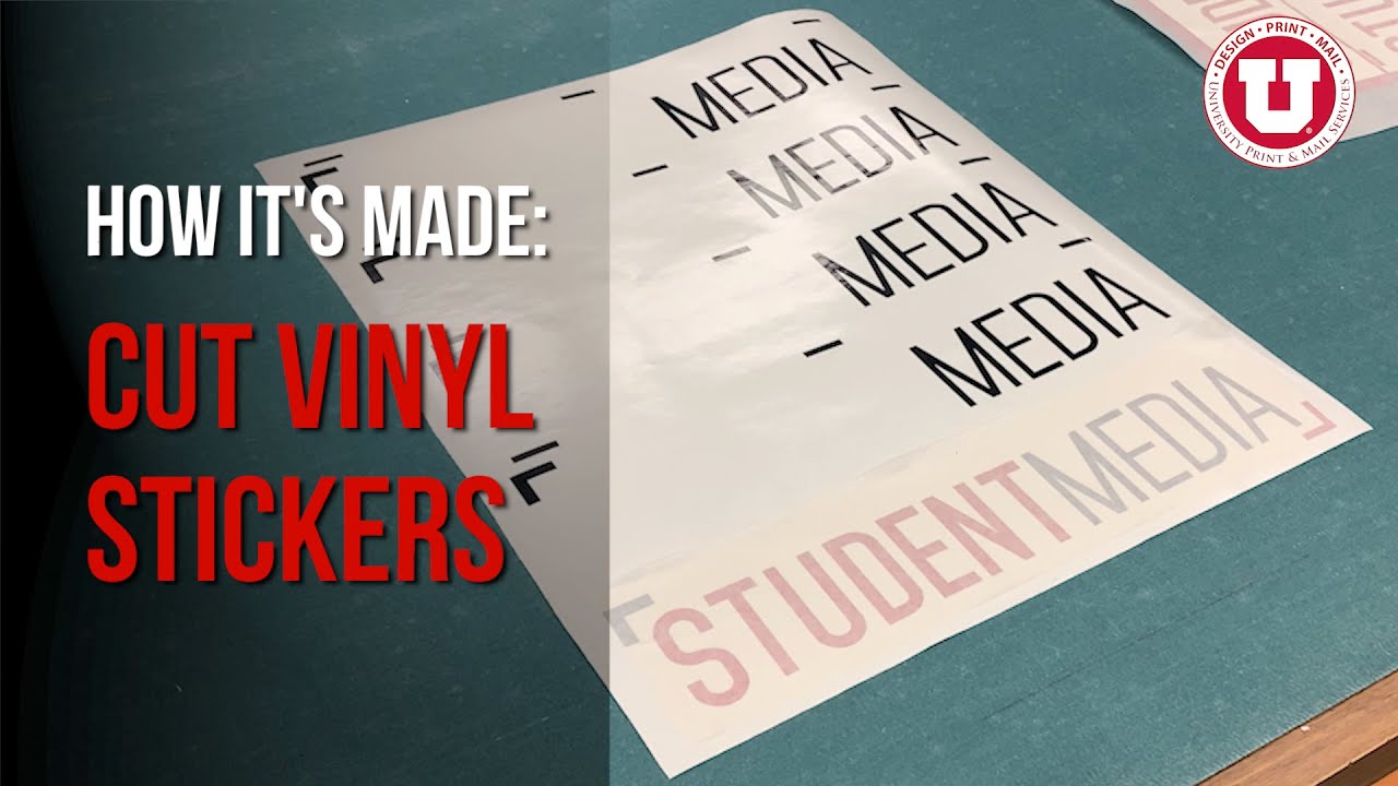 How It's Made: Cut Vinyl Stickers - YouTube