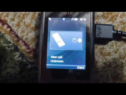 LG KE970 - Incoming call (No ID) (broken speaker)