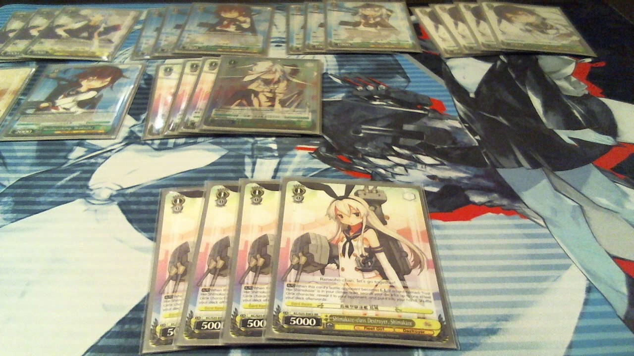 Weiss Schwarz Kantai Collection Deck 4th place BWC 2016 Houston - YouTube