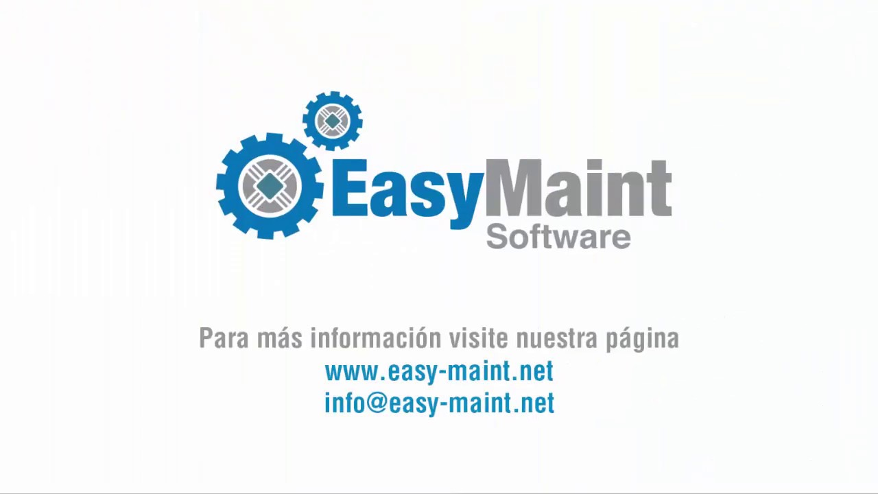 EasyMaint Software de Mantenimiento - YouTube