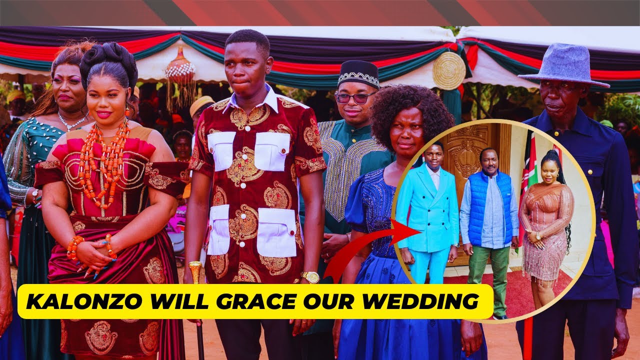"Kalonzo will grace our Wedding"Inside Fortune Mwikali and Joel ...