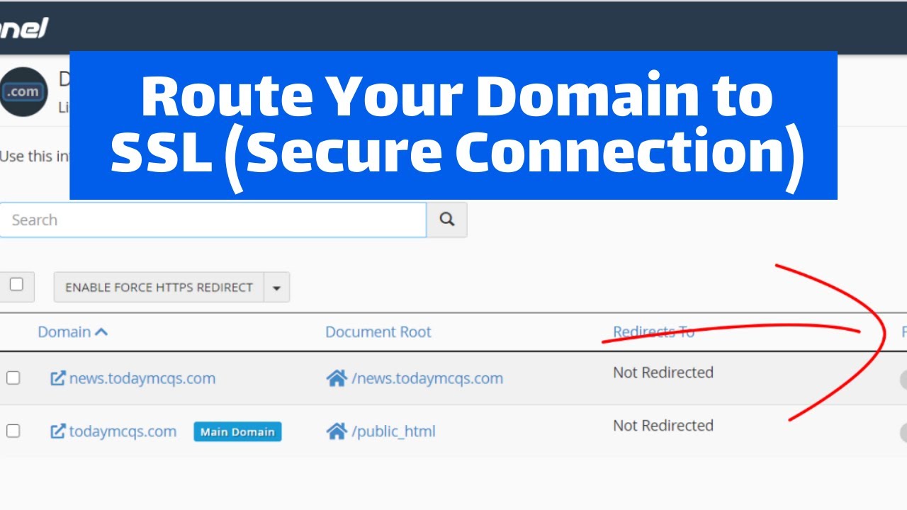 Setup SSL on Domain | Activated SSL | Routes website to secured ...