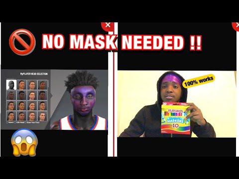 HOW TO GET THE CHEESY PURPLE FACE SCAN ON NBA 2K20* NO MASK NEEDED ...