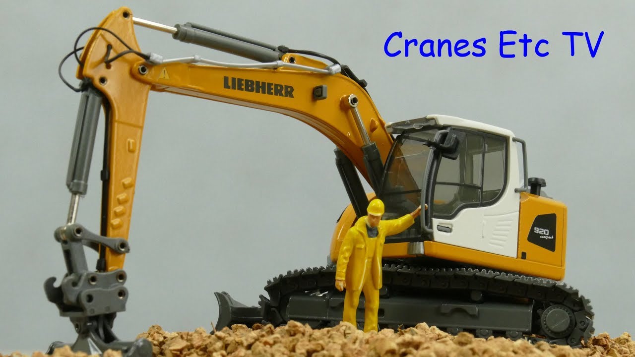 Conrad Liebherr R 920 Compact Excavator by Cranes Etc TV - YouTube