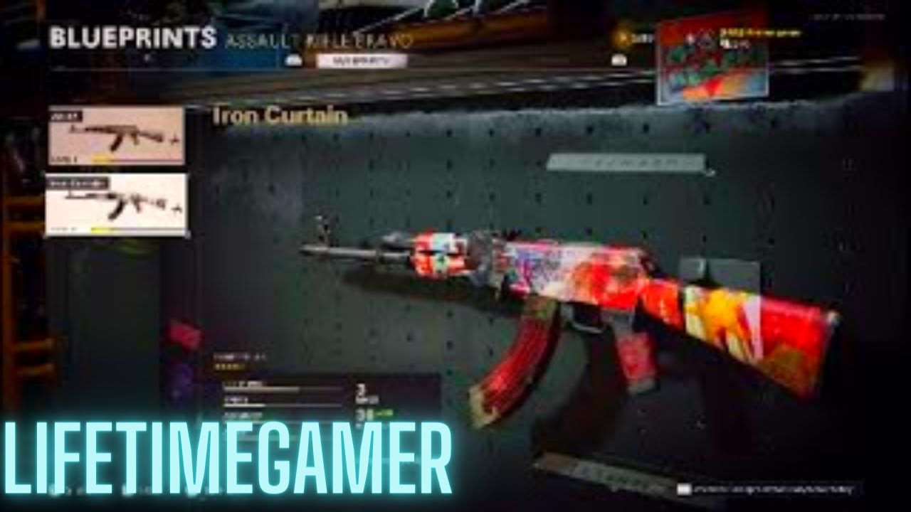 The Iron Curtain Ak 47 Blueprint | Call Of Duty Black Ops Cold War ...