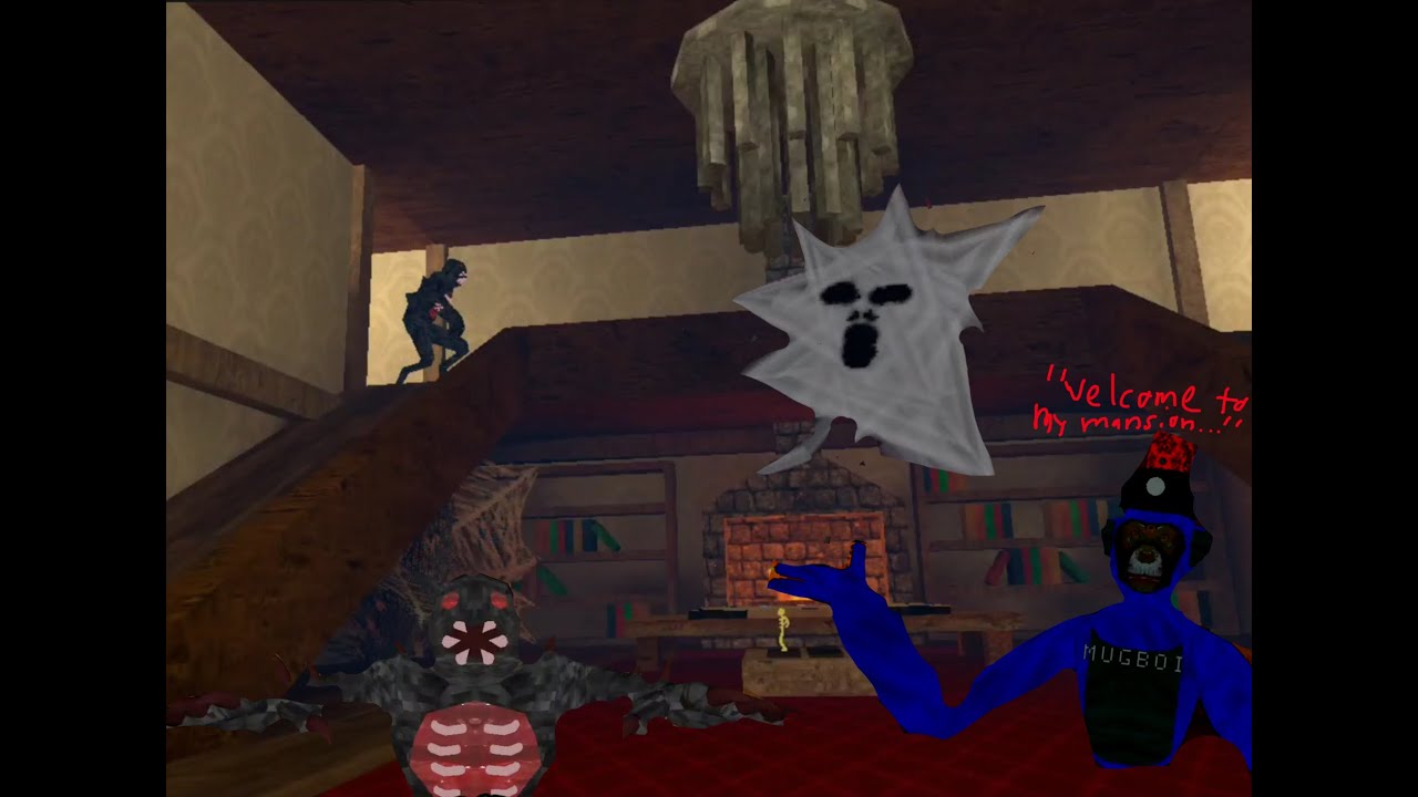 Escaping The Haunted House in Big Scary - YouTube