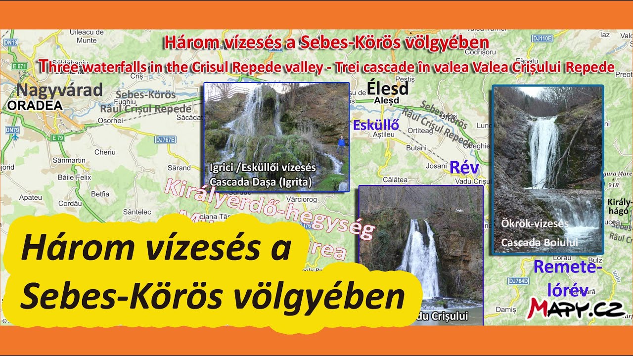 Három vízesés a Sebes-Körös völgyében /Three waterfalls in the Crisul ...