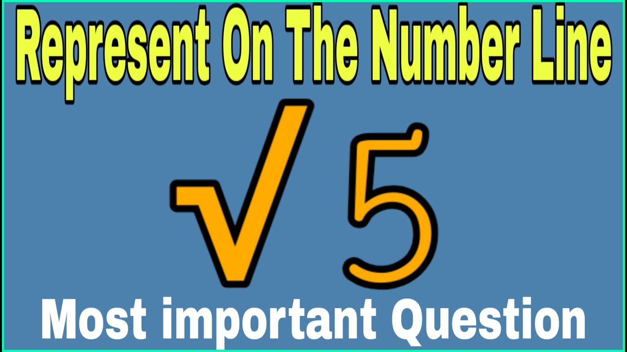 Represent Root 5 (√5) On The Number Line । How To Locate Root5 On ...