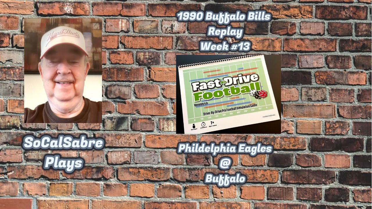 Fast Drive Football - Week #13 - 1990 Buffalo Bills Replay - YouTube