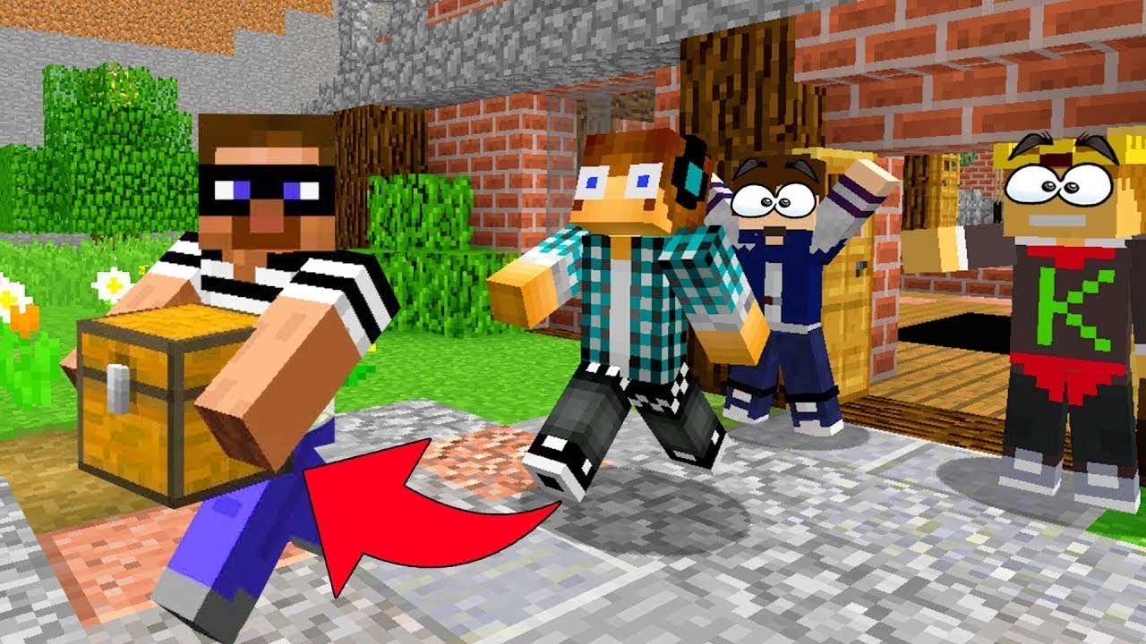 ROUBARAM a CASA DO AUTHENTICGAMES no MINECRAFT!!! - YouTube