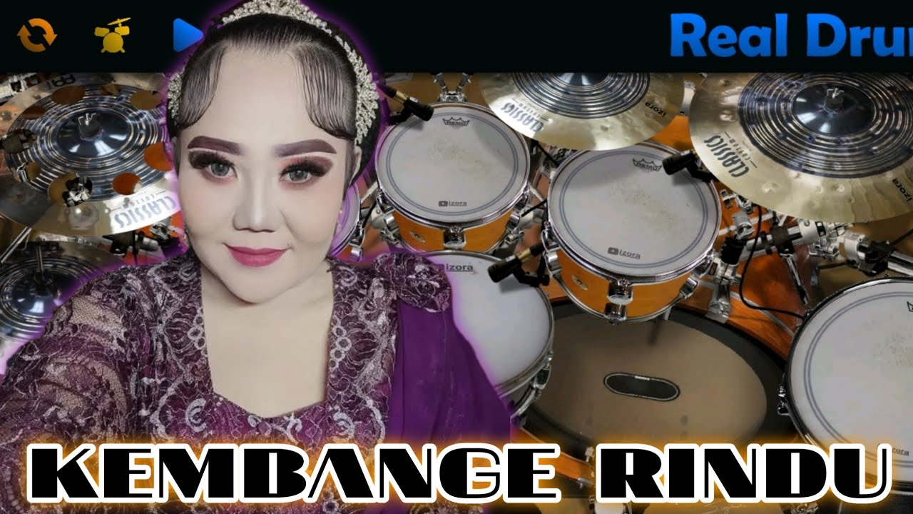 kembange rindu | ella nano riyanto | cover real drum - YouTube