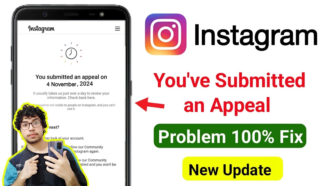 You Submitted An Appeal Instagram Problem | How To Fix You Submitted An ...