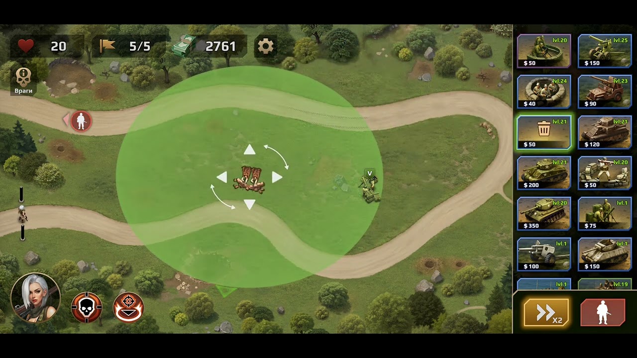WWII Defense: RTS Army TD game Level 27 (mobile) - YouTube
