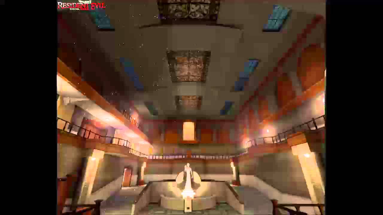 Resident Evil 2 - Police Station Lobby - Ten Hours (AVGRT) - YouTube