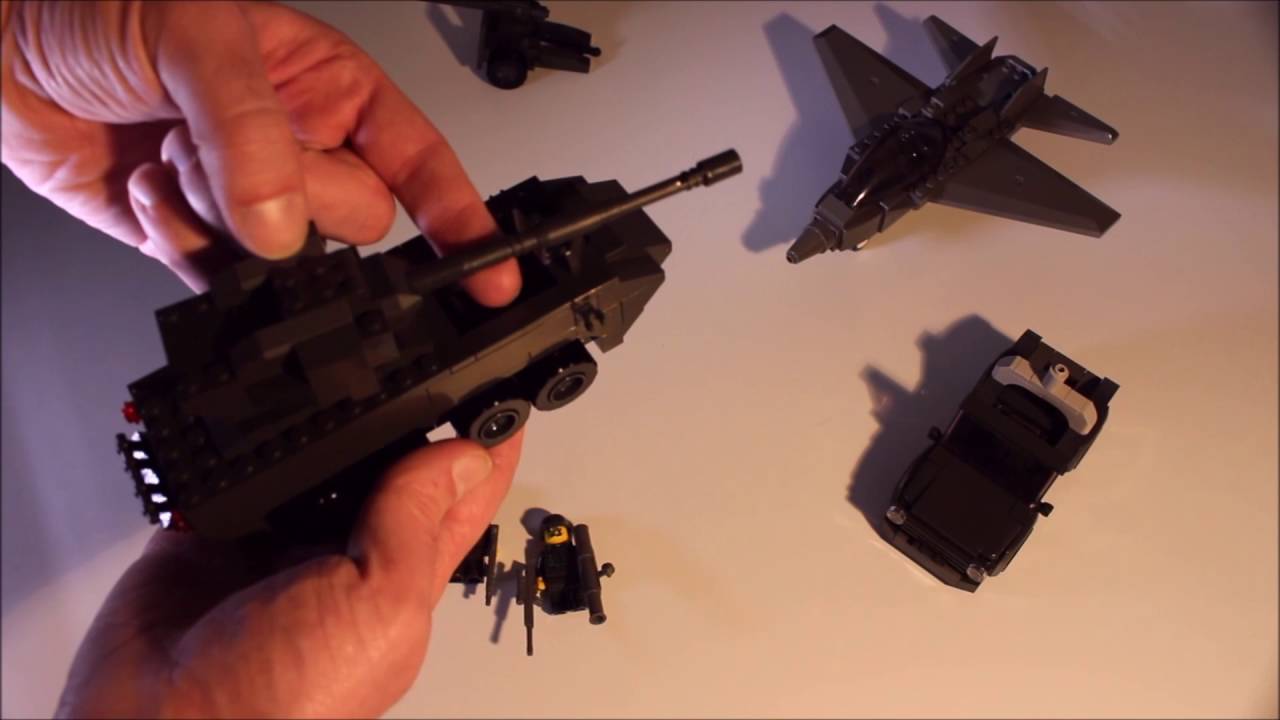 Oxford bricks military playset, lego clone review - YouTube