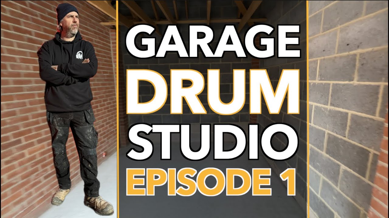 How to Build a Soundproof Garage Drum Studio - Episode 1 - YouTube