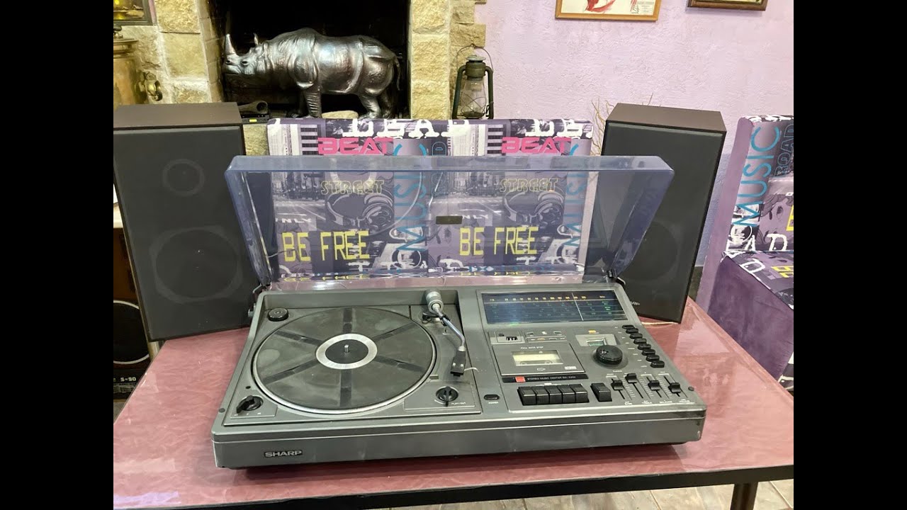 Музыкальный центр Sharp SG-320X - YouTube